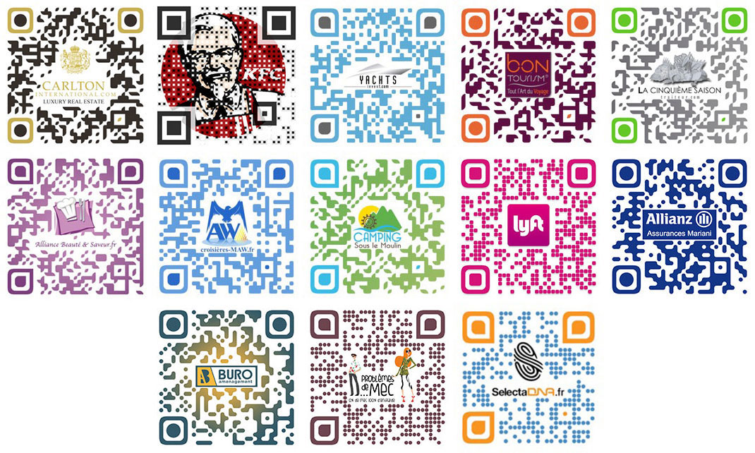 Création QR code couleur - QR code avec logo | Agence web Nice, Paris ...